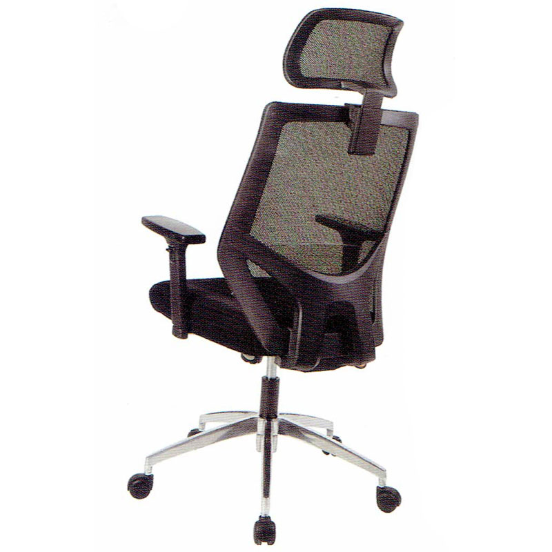 C-IM-013 เก้าอี้ทำงานมีท้าวแขน (พนักพิงหุ้มตาข่าย) - Furnine